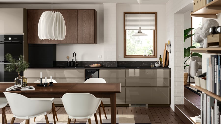 Kuchnia drewniana – kuchnia dębowa – kuchnia brązowa - IKEA