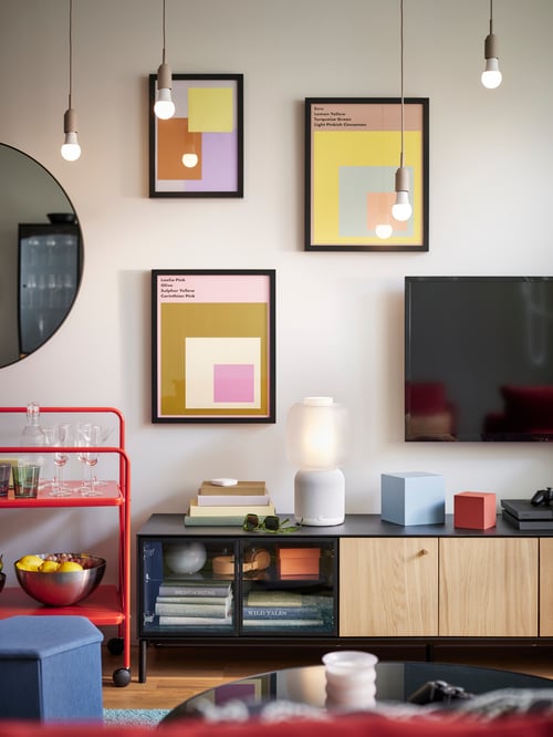 Living room wall décor ideas and tips for your home - IKEA UK