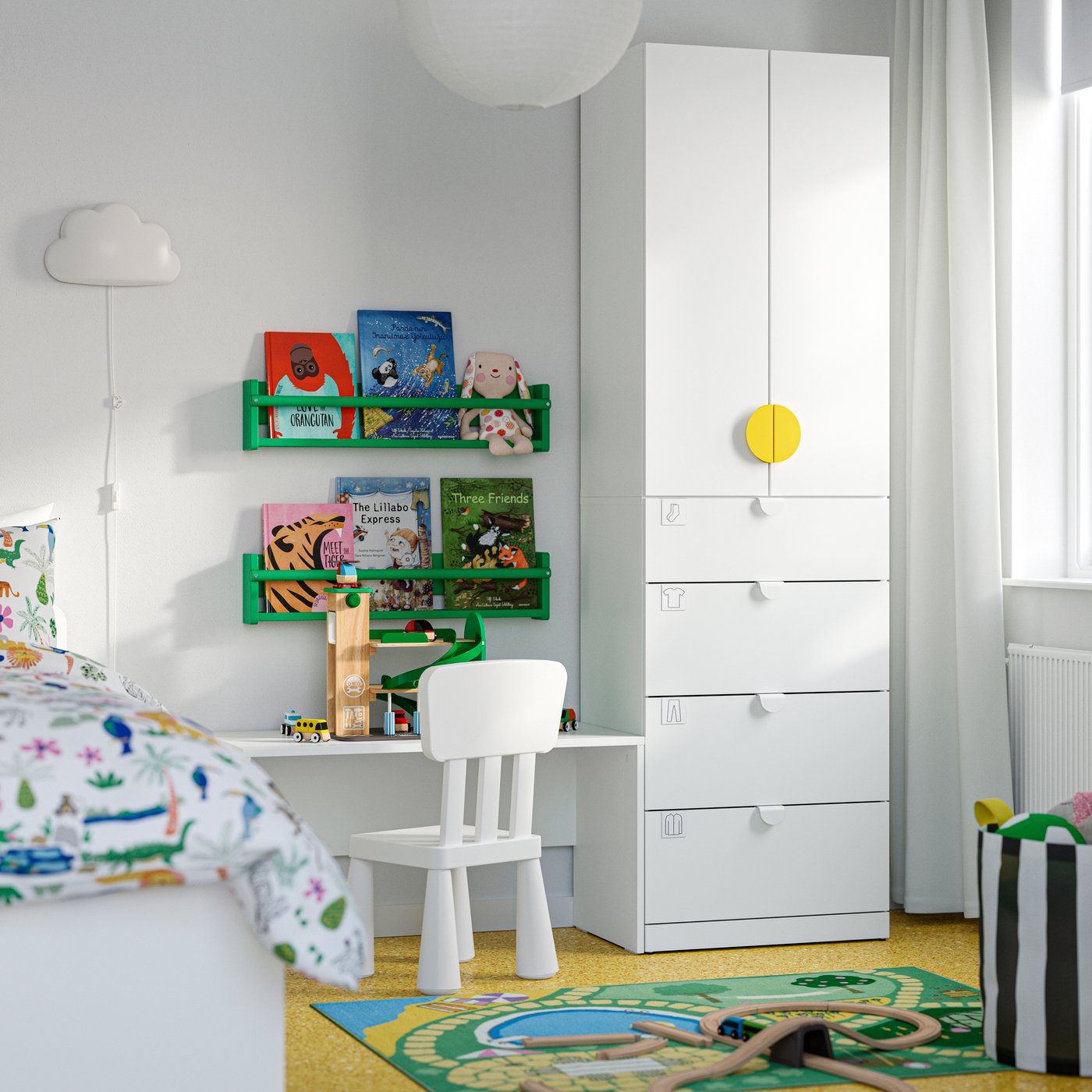 มือจับและปุ่มจับสำหรับชุดห้องเด็ก LASTARE/ลัสตาเร - IKEA