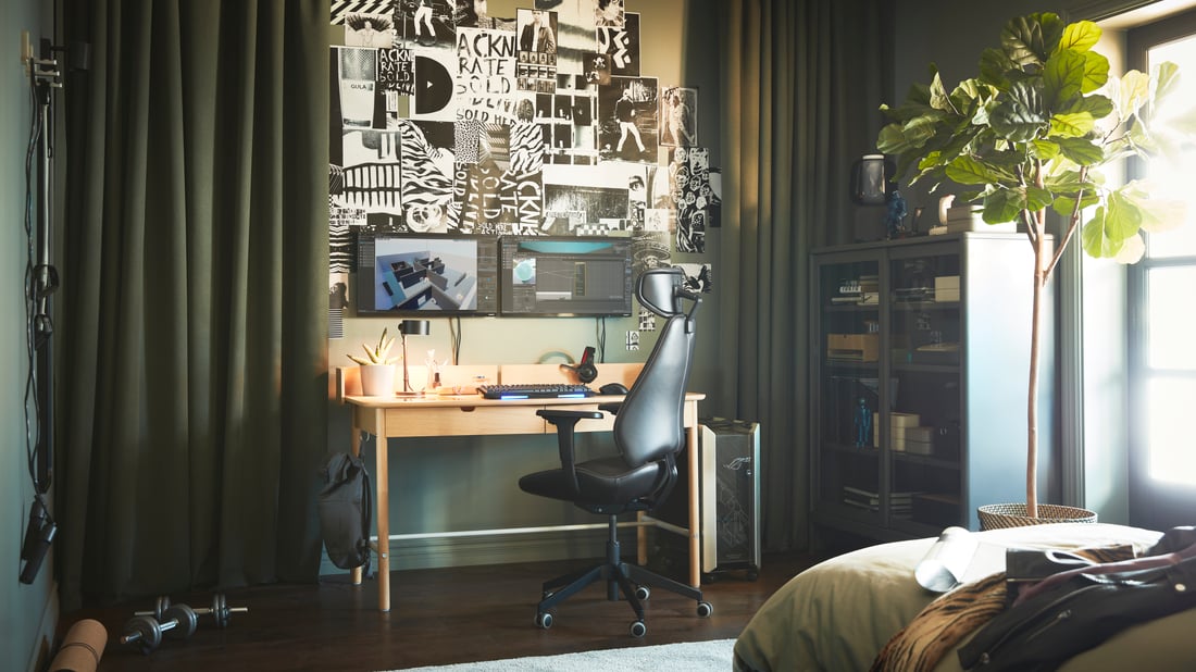 Ett elegant gamingrum - IKEA