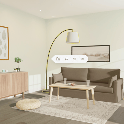 VARMBLIXT LED wall/mirror lamp, dimmable/bronze color round - IKEA