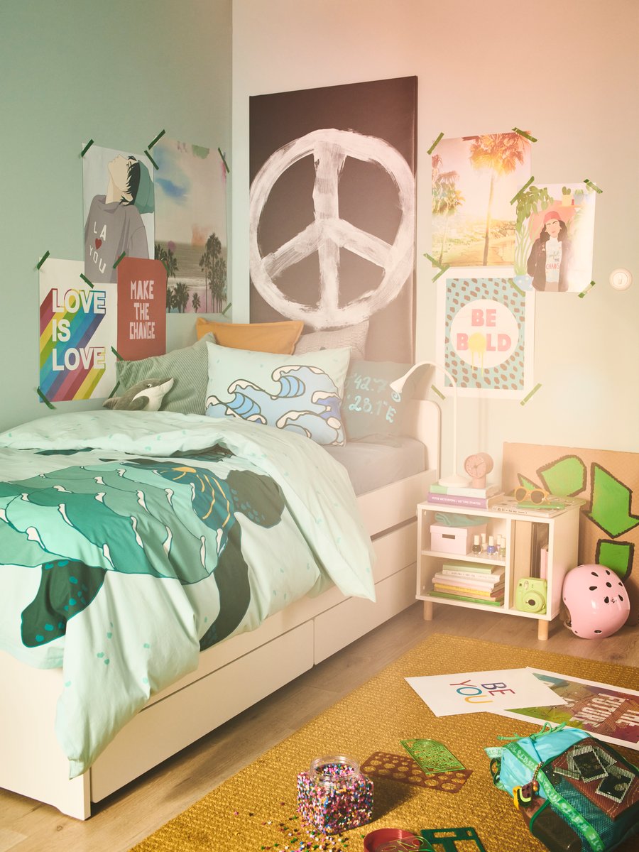 Make a dreamy bedroom for expressive tweens - IKEA