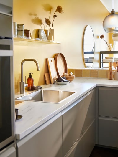 Cuisines METOD finition UPPLÖV beige - IKEA