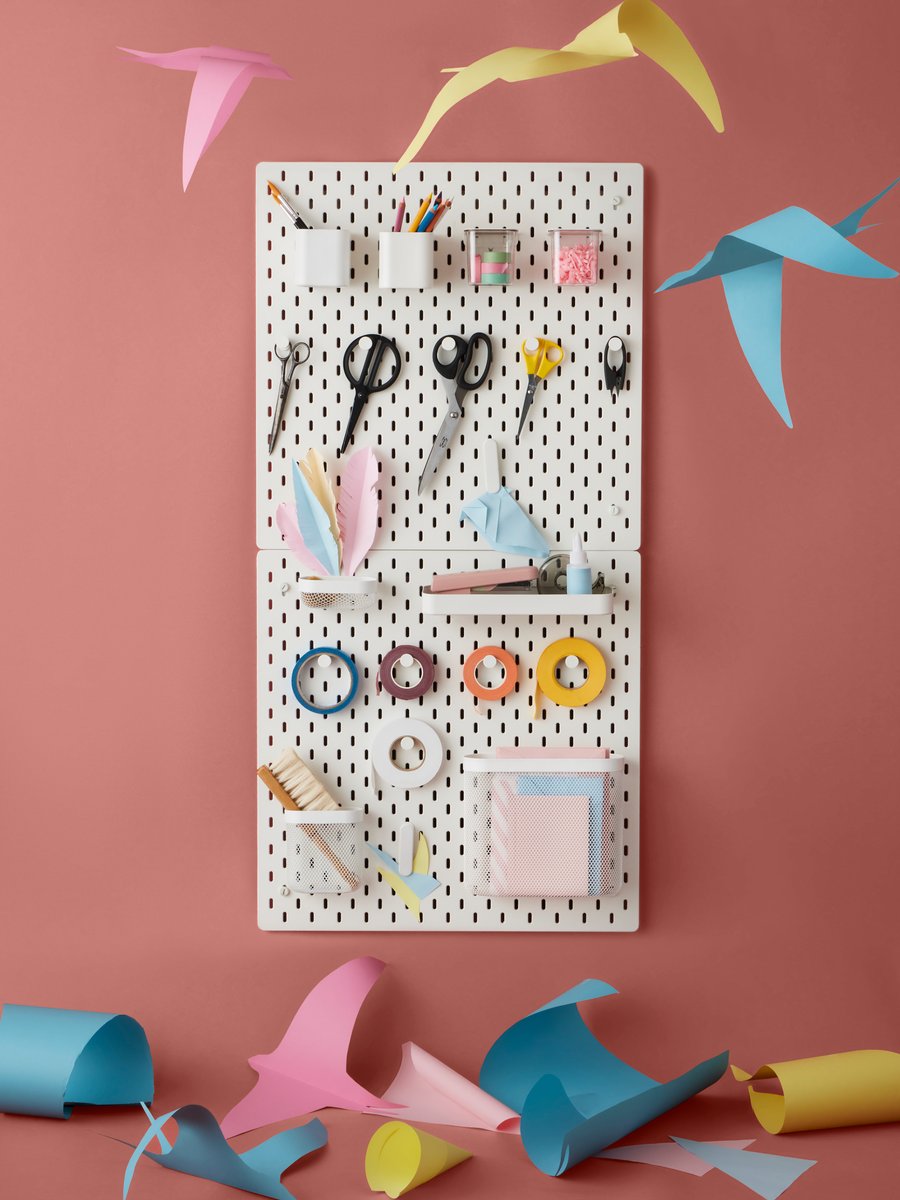 Versatile pegboard - IKEA