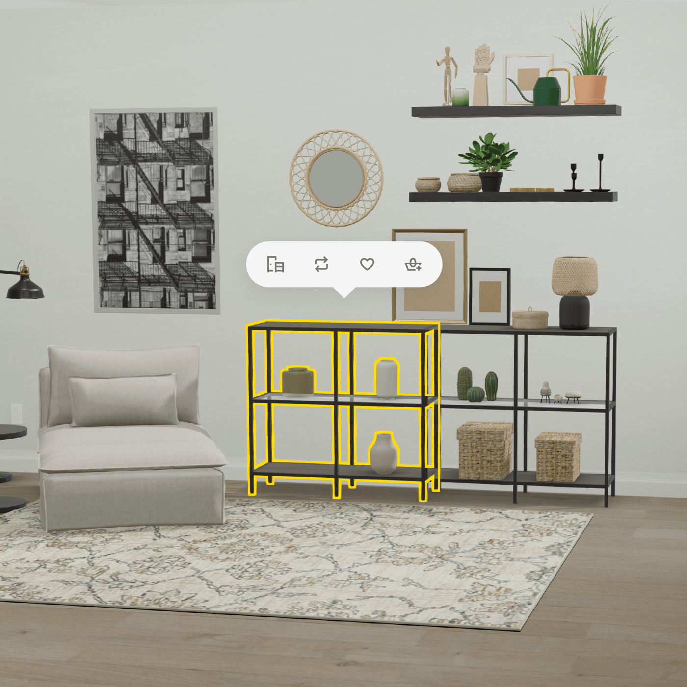 FLYSTA white, shelving unit - IKEA UK