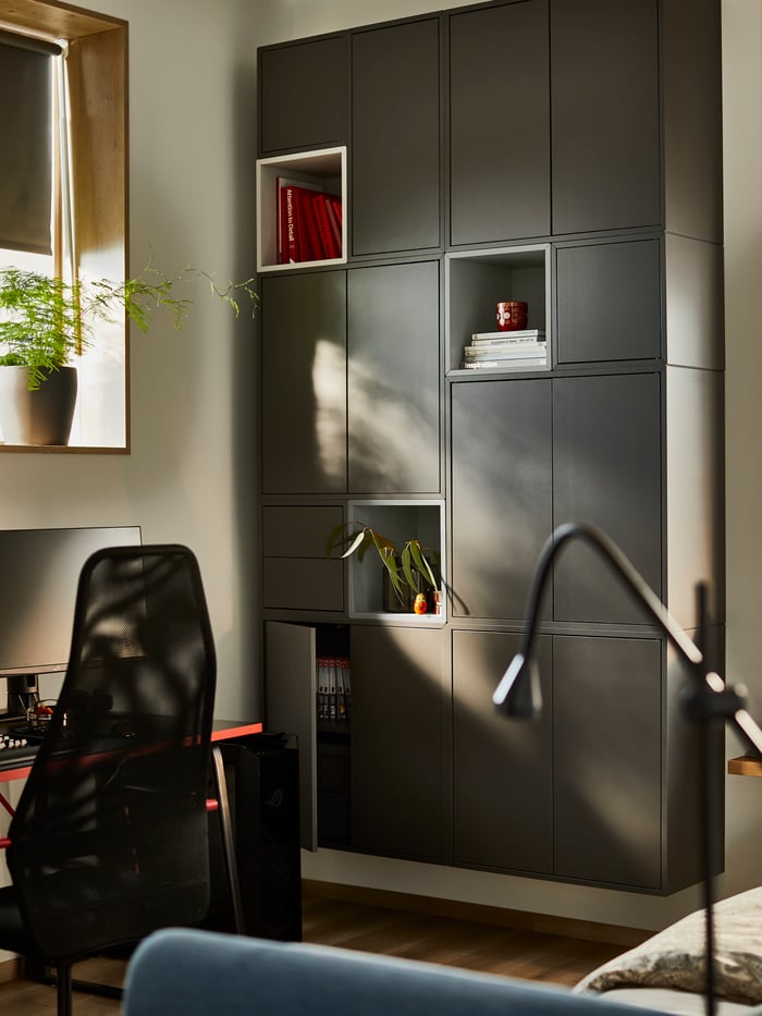 A stylish studio apartment for a stylish gamer - IKEA