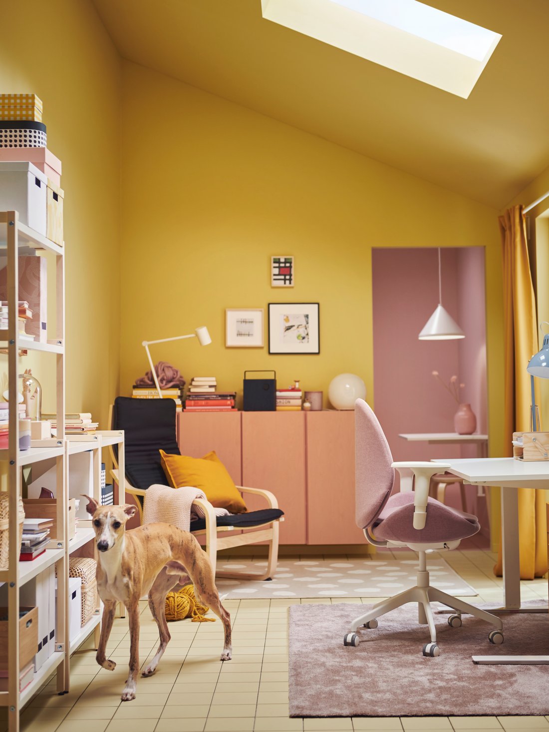 A vibrant and modern home workspace - IKEA