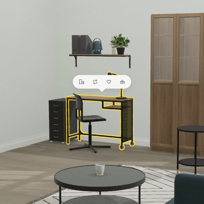 SEGRARE desk sit/stand, dark grey, 110x60 cm - IKEA