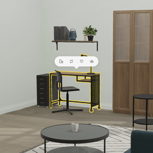 SEGRARE desk sit/stand, dark grey, 110x60 cm - IKEA