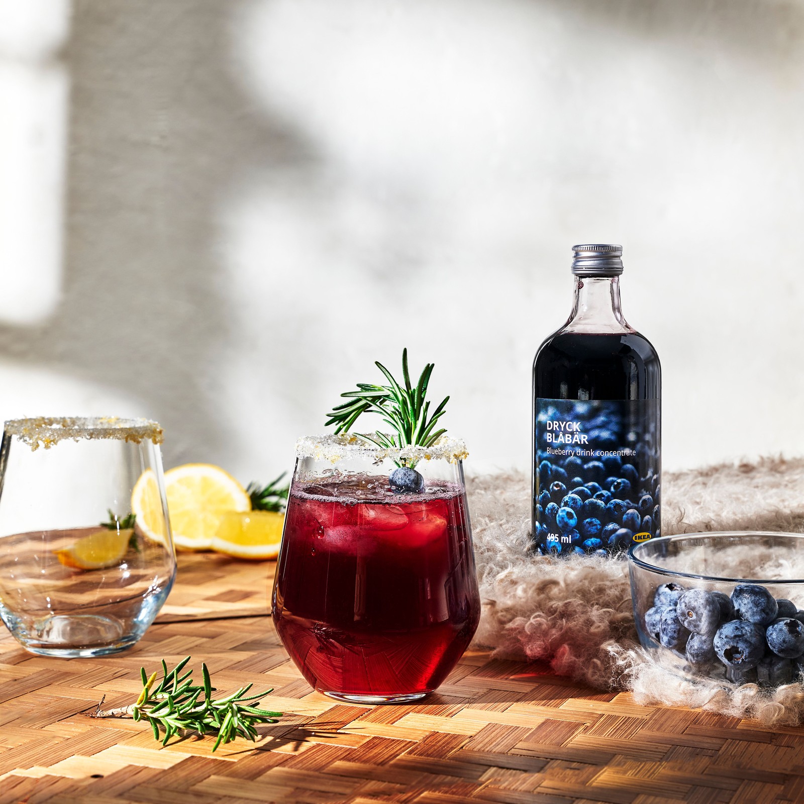 Blueberry Soda with Lemon & Rosemary - IKEA CA