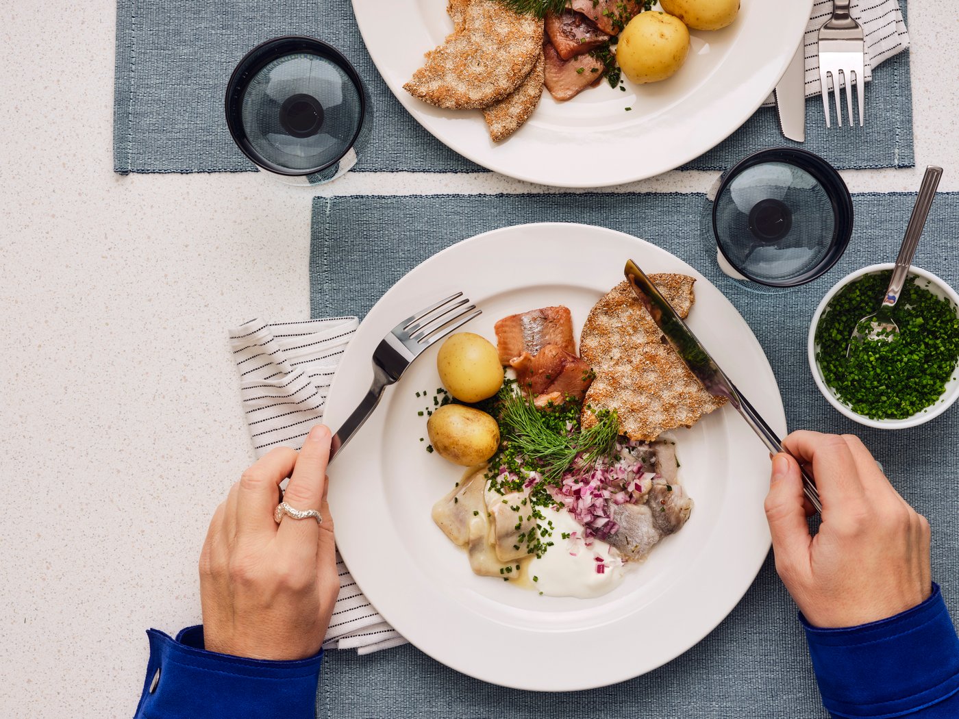 Classic Swedish Herring Plate for Festive Feasts - IKEA CA