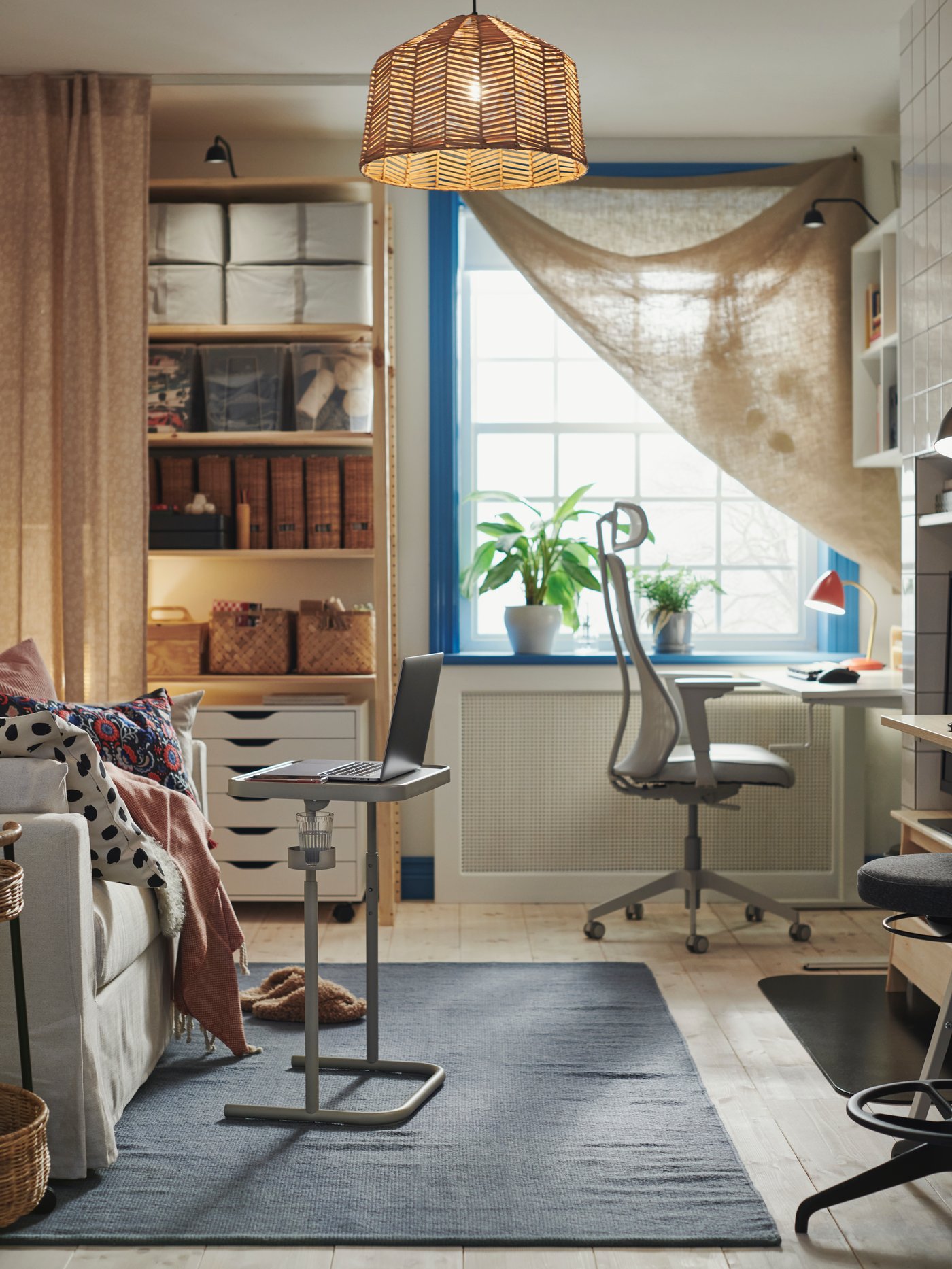 Inspiration för att kombinera kontor och gästrum - IKEA