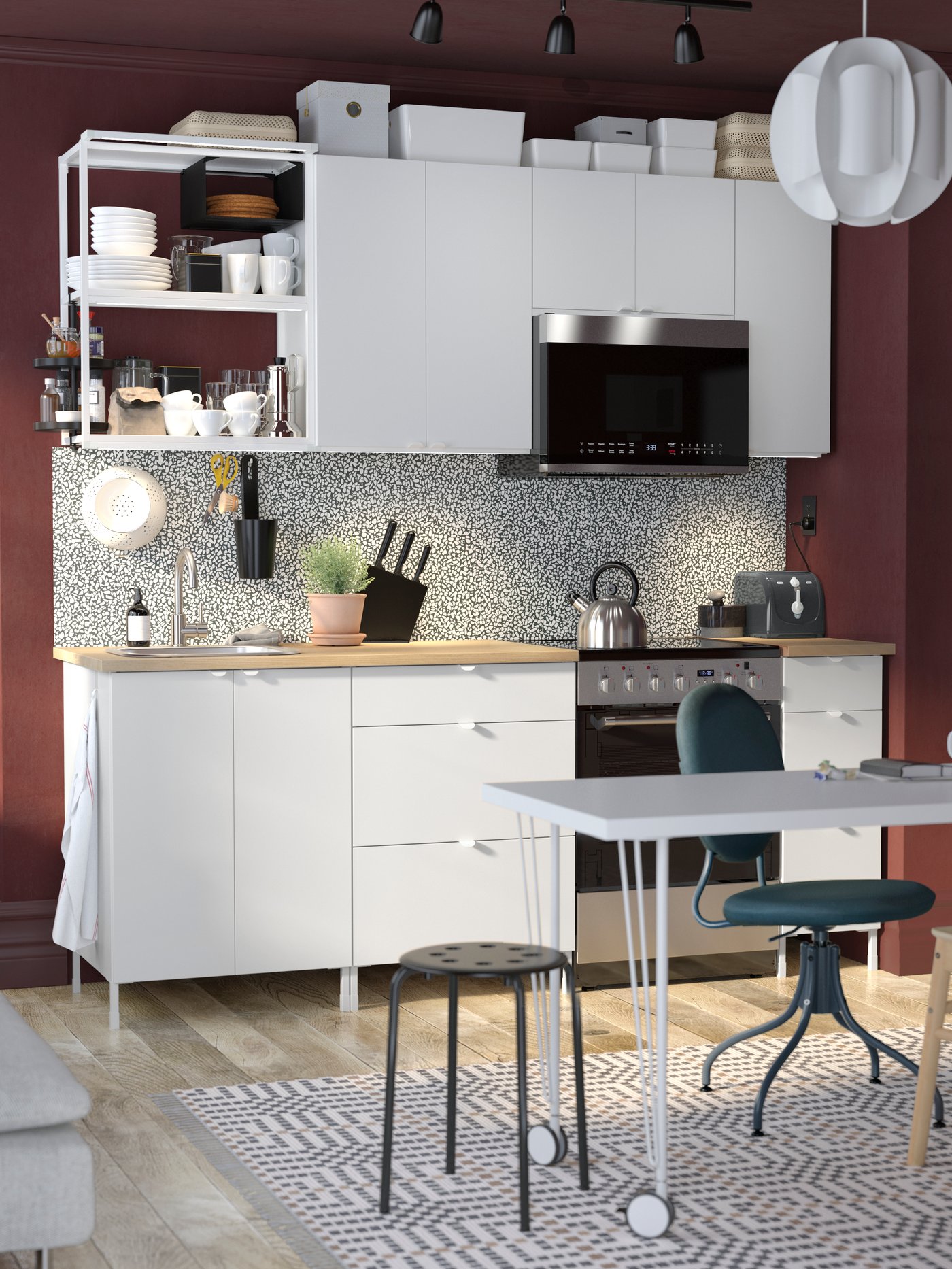 ENHET Kitchen System with Open-Storage Frames - IKEA CA
