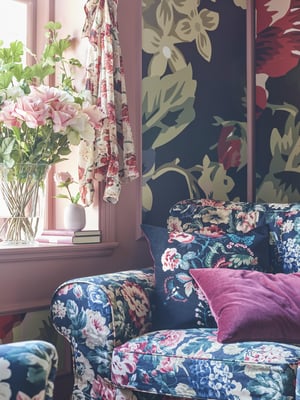 Make a room like a rose garden - IKEA