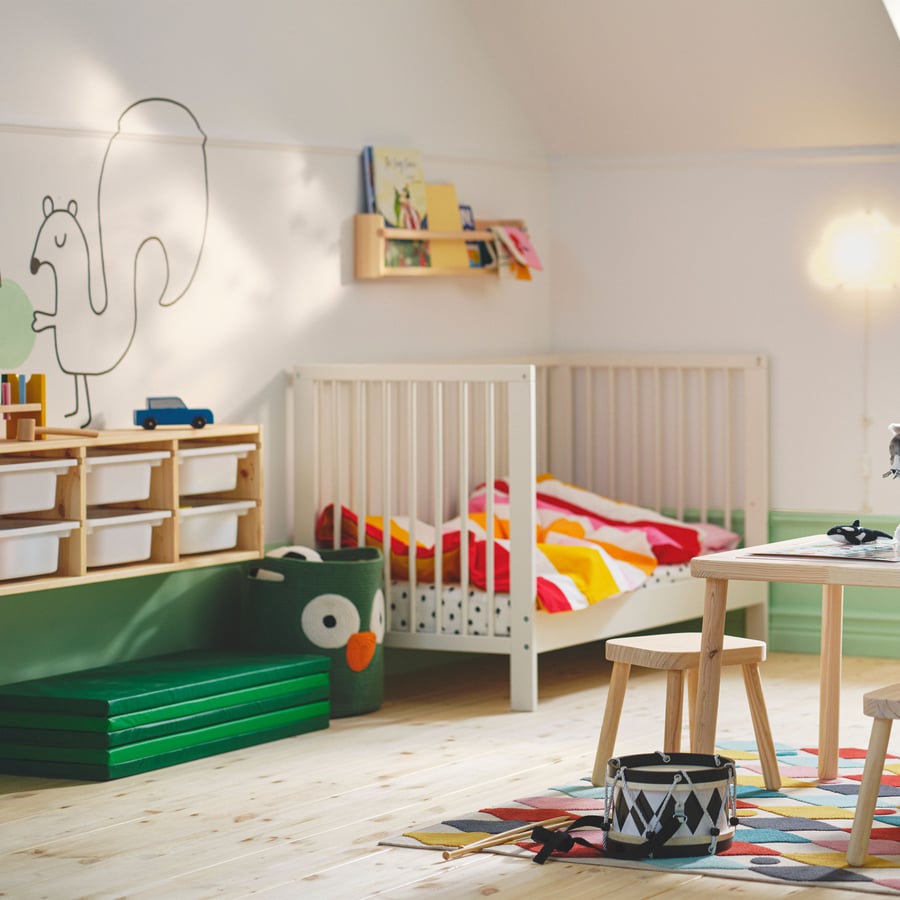 Ideeën voor een gedeelde Scandinavische kinderkamer - IKEA