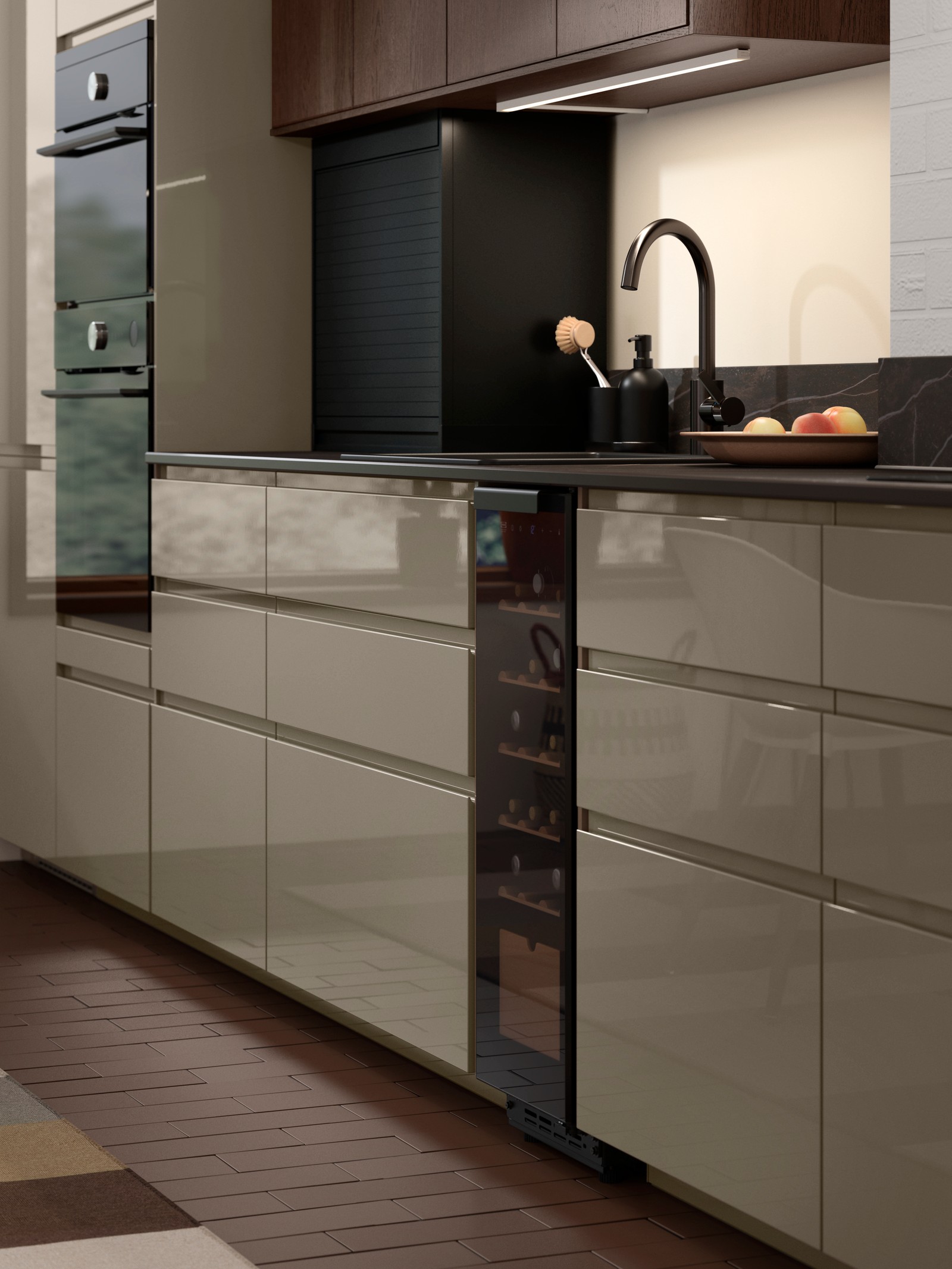 Cuisines METOD finition VOXTORP brun-gris foncé - IKEA