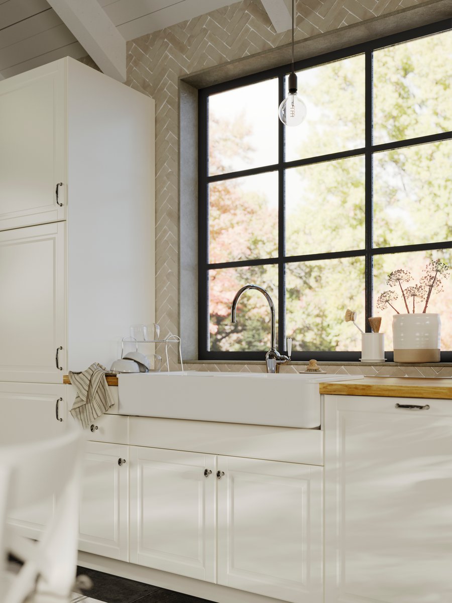 Timeless charm – BODBYN off-white kitchen guide - IKEA CA