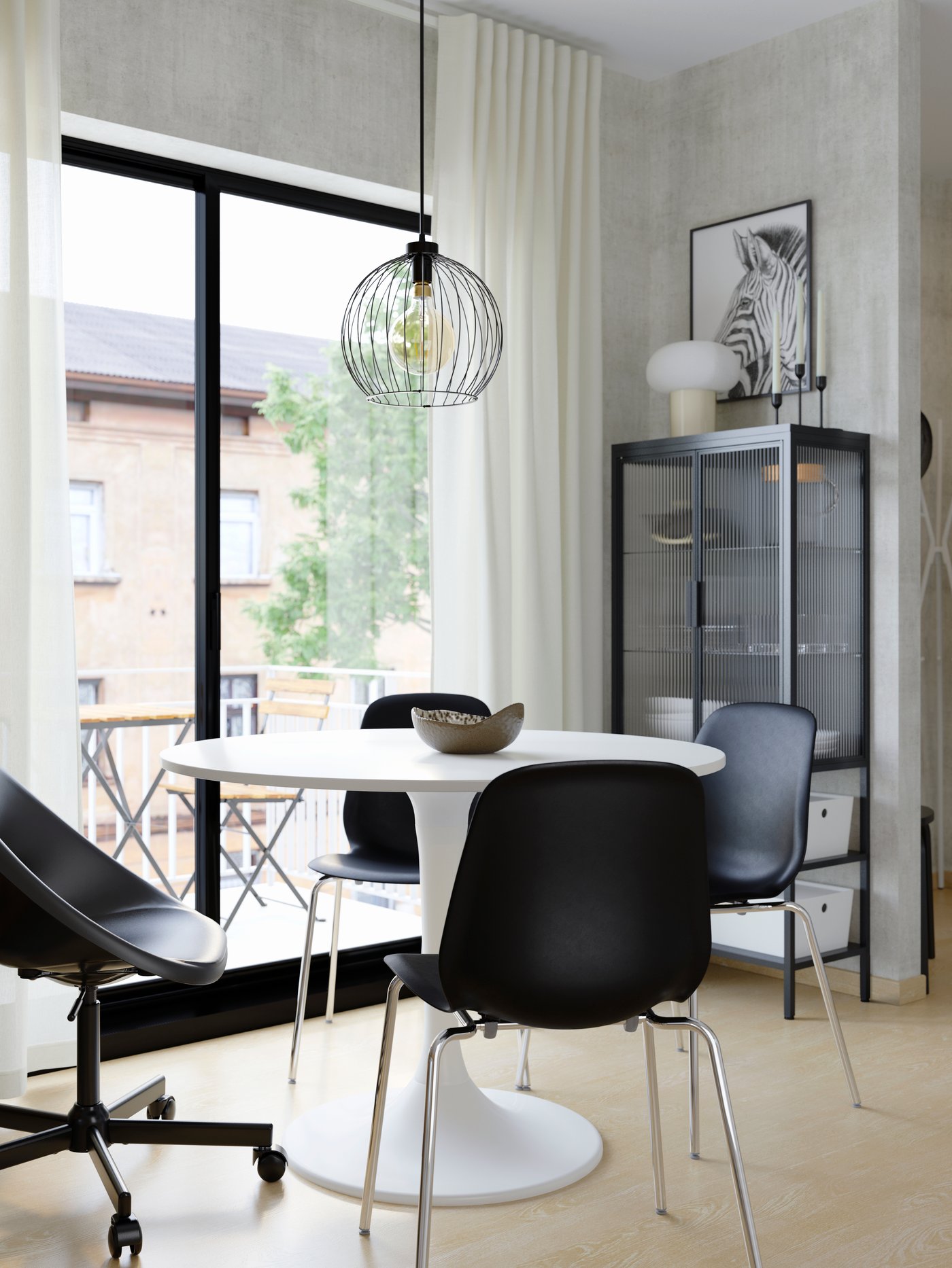 An appealing apartment with modern home staging - IKEA