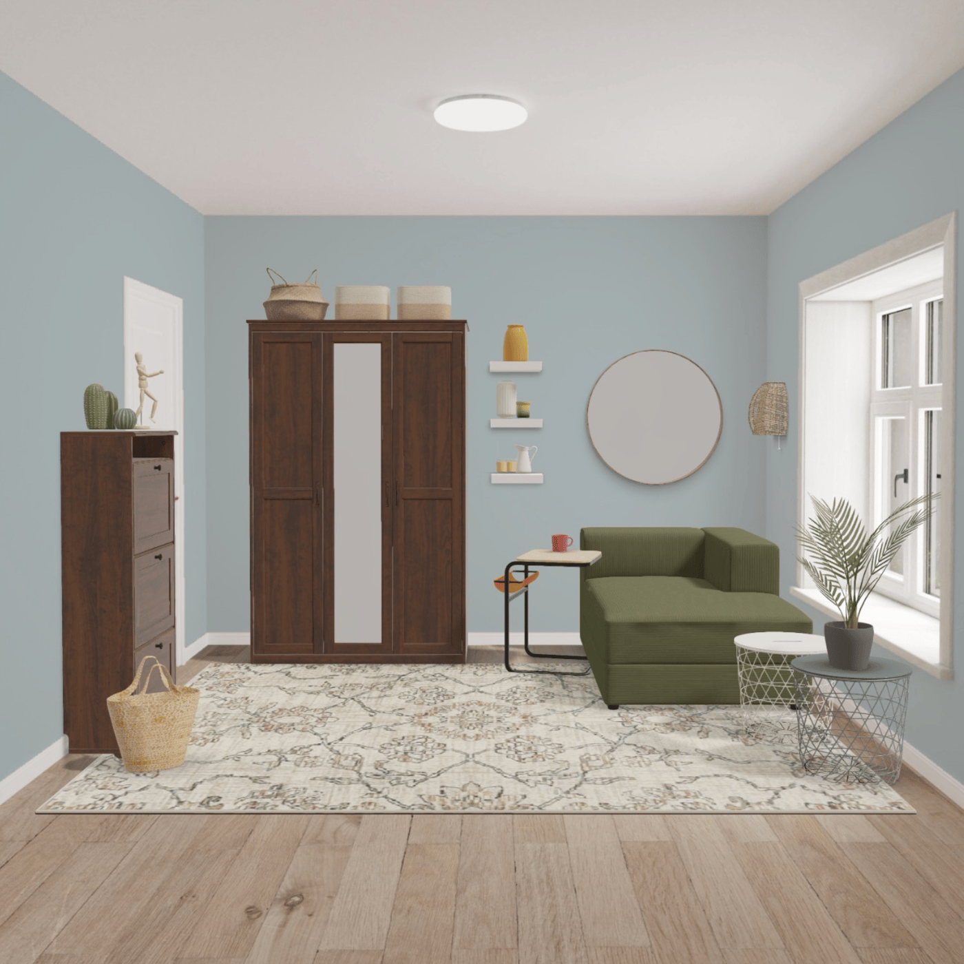 LOHALS rug, flatwoven, natural, 4'4"x6'5" - IKEA