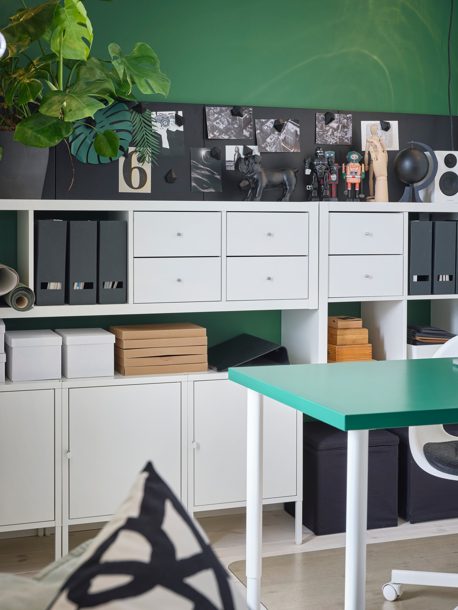 An optimized space for studies, rest and friends - IKEA