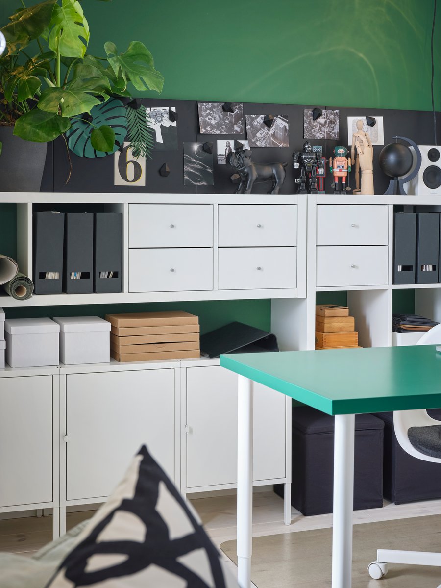 An optimized space for studies, rest and friends - IKEA