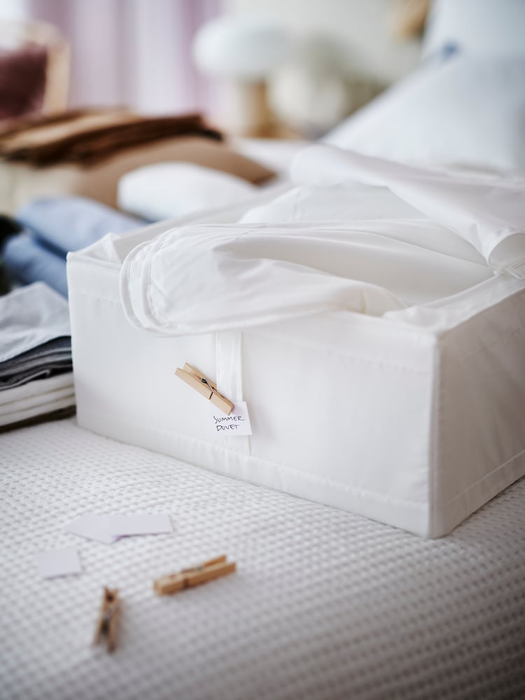 How to Fold a Fitted Sheet and Organise Your Closet - IKEA UK