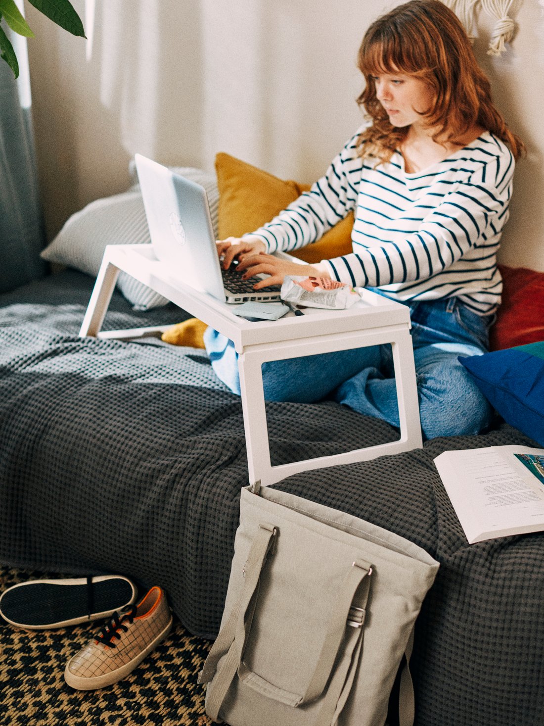 Working From Bed, Comfortably and Productively - IKEA CA