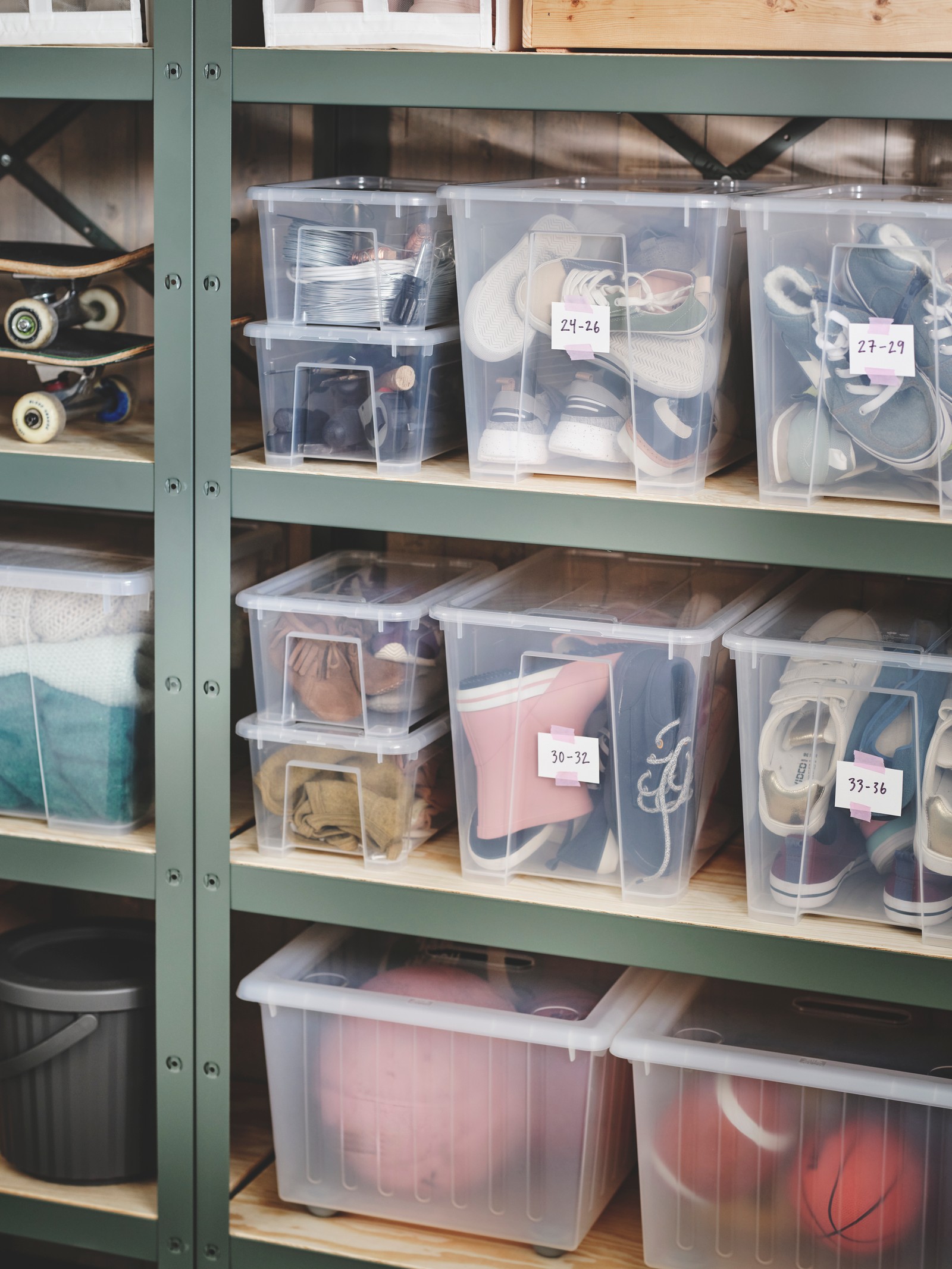 SAMLA Boxes With Lids - Plastic Storage Solutions - IKEA