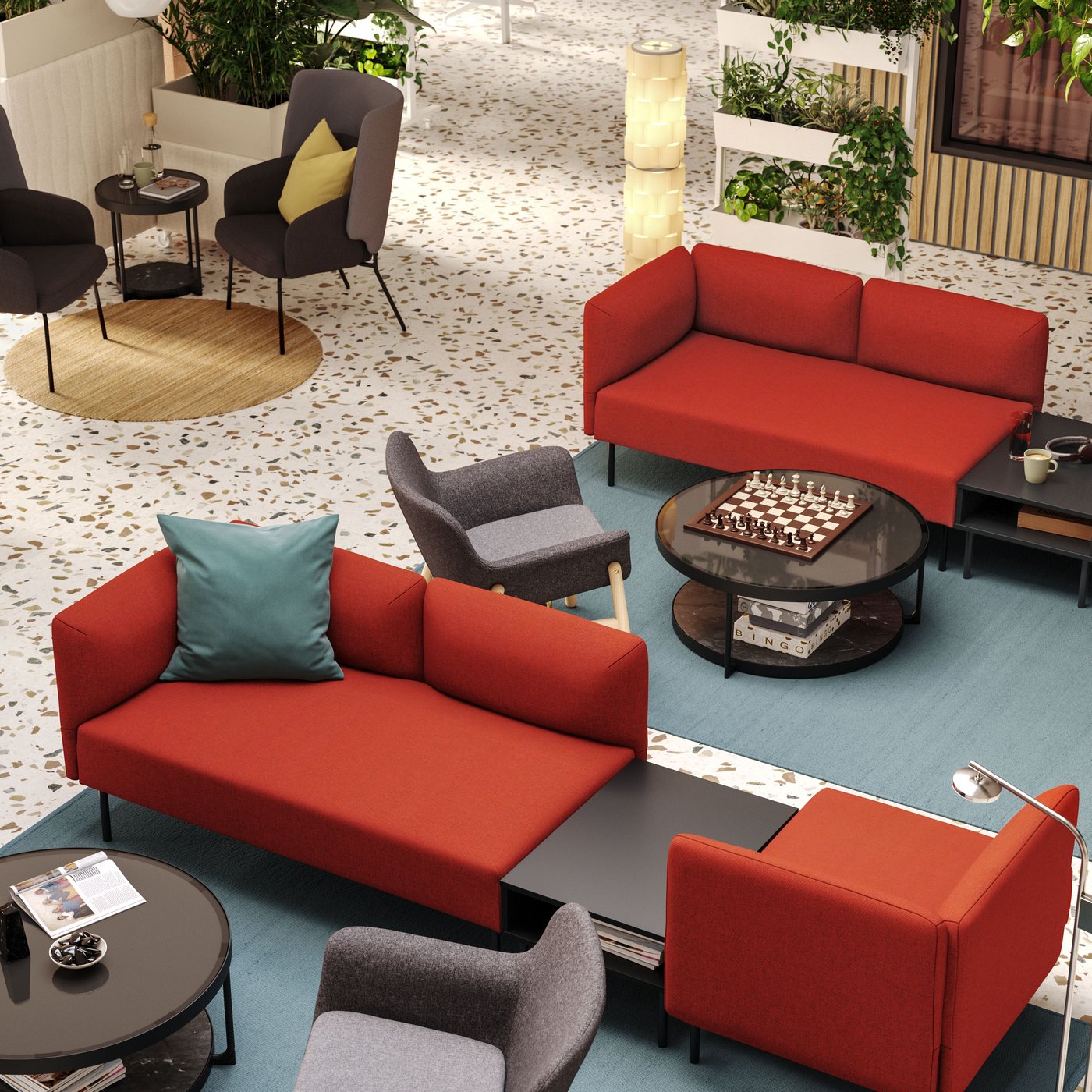 LILLEHEM Modern Modular Sofa Series - IKEA UK