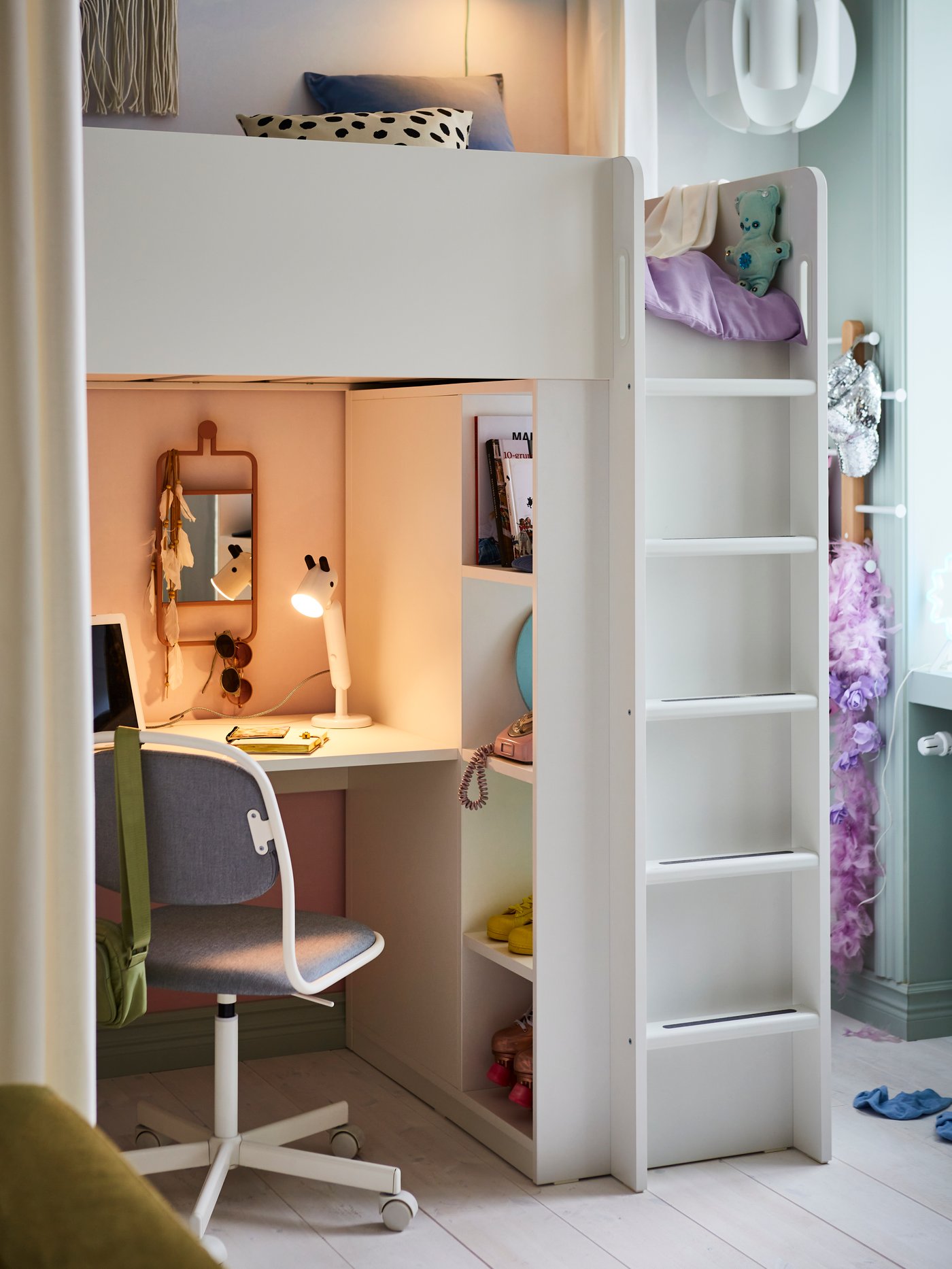 Idee originali per camere con nicchia per adolescenti - IKEA Italia