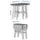 ASKHOLMEN gateleg table, outdoor, dark brown - IKEA Finland
