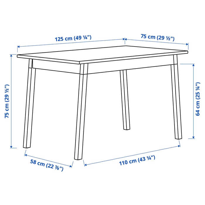 PINNTORP table and 4 chairs - IKEA Finland