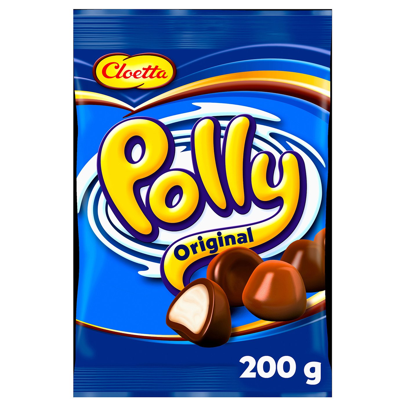 POLLY soft foam dragees, covered with milk/dark chocolate flavour of ...