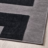 BLÅSKATA matto, musta/harmaa, 105x160 cm - IKEA