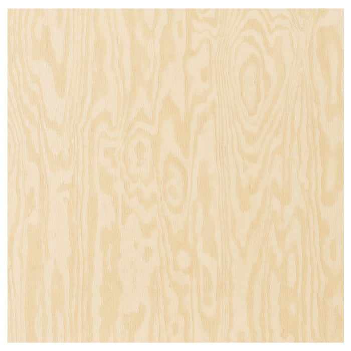 KALBÅDEN ovi + saranat, eloisa mäntykuvio, 60x60 cm - IKEA