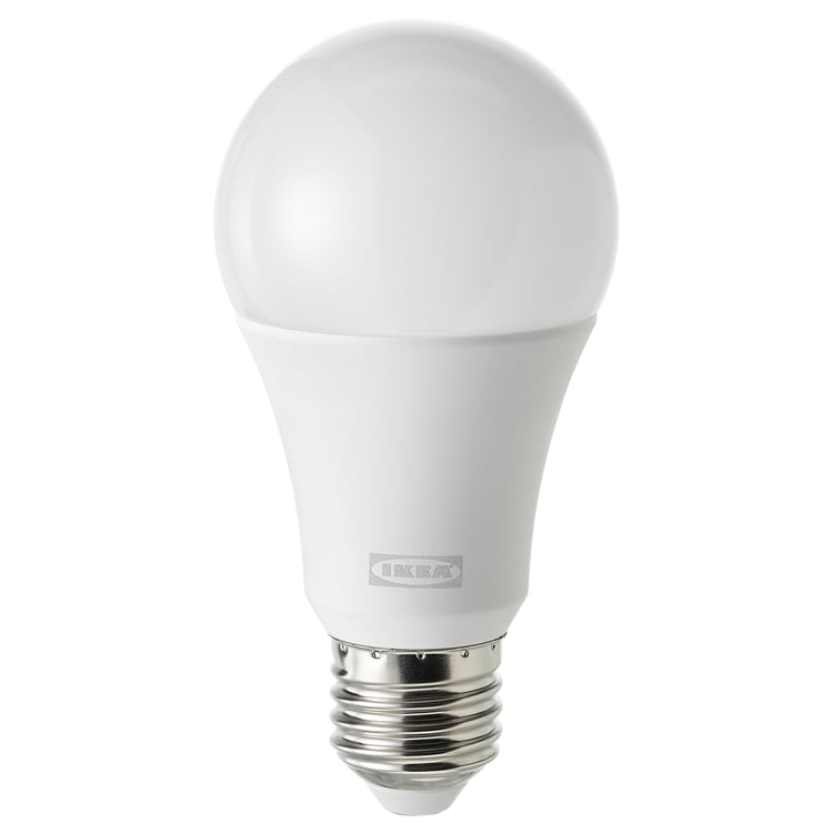 SOLHETTA led-lamppu E27 1521 lm, himmennettävä/pallo opaalinvalkoinen - IKEA