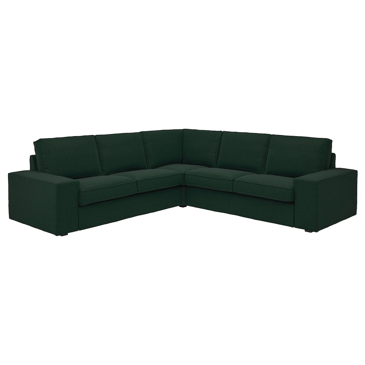 KIVIK hörnsoffa, 4-sits, Tallmyra mörkgrön - IKEA Finland