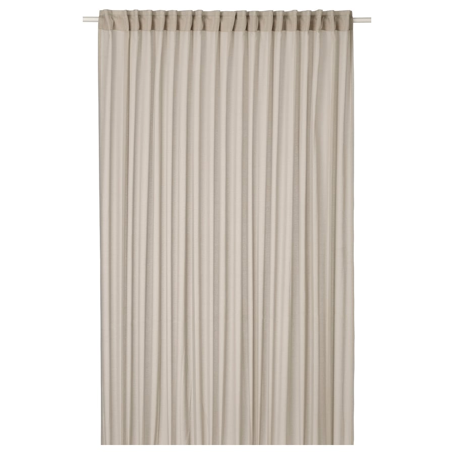 ÄNGSFRYLE rideau voilage, 1pc, beige/ruflette, 300x250 cm - IKEA