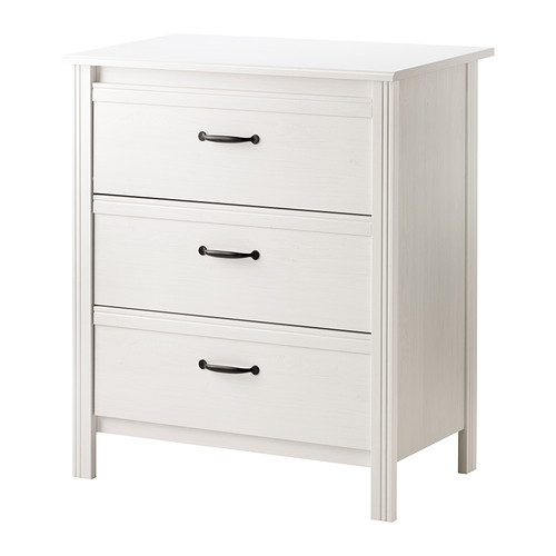 commode blanche ikea 3 tiroirs