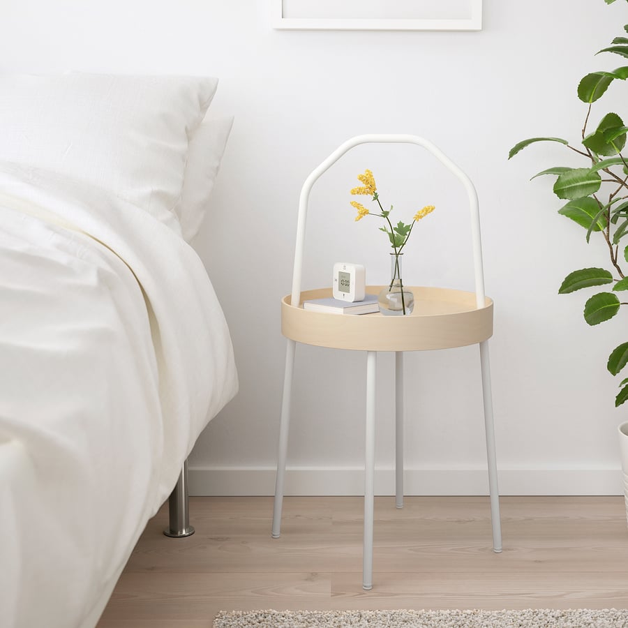 BURVIK Table d'appoint, blanc, 38 cm - IKEA