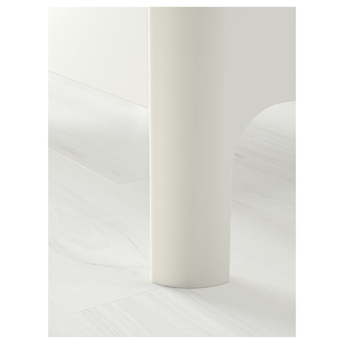BUSUNGE Lit extensible, blanc, 80x200 cm - IKEA