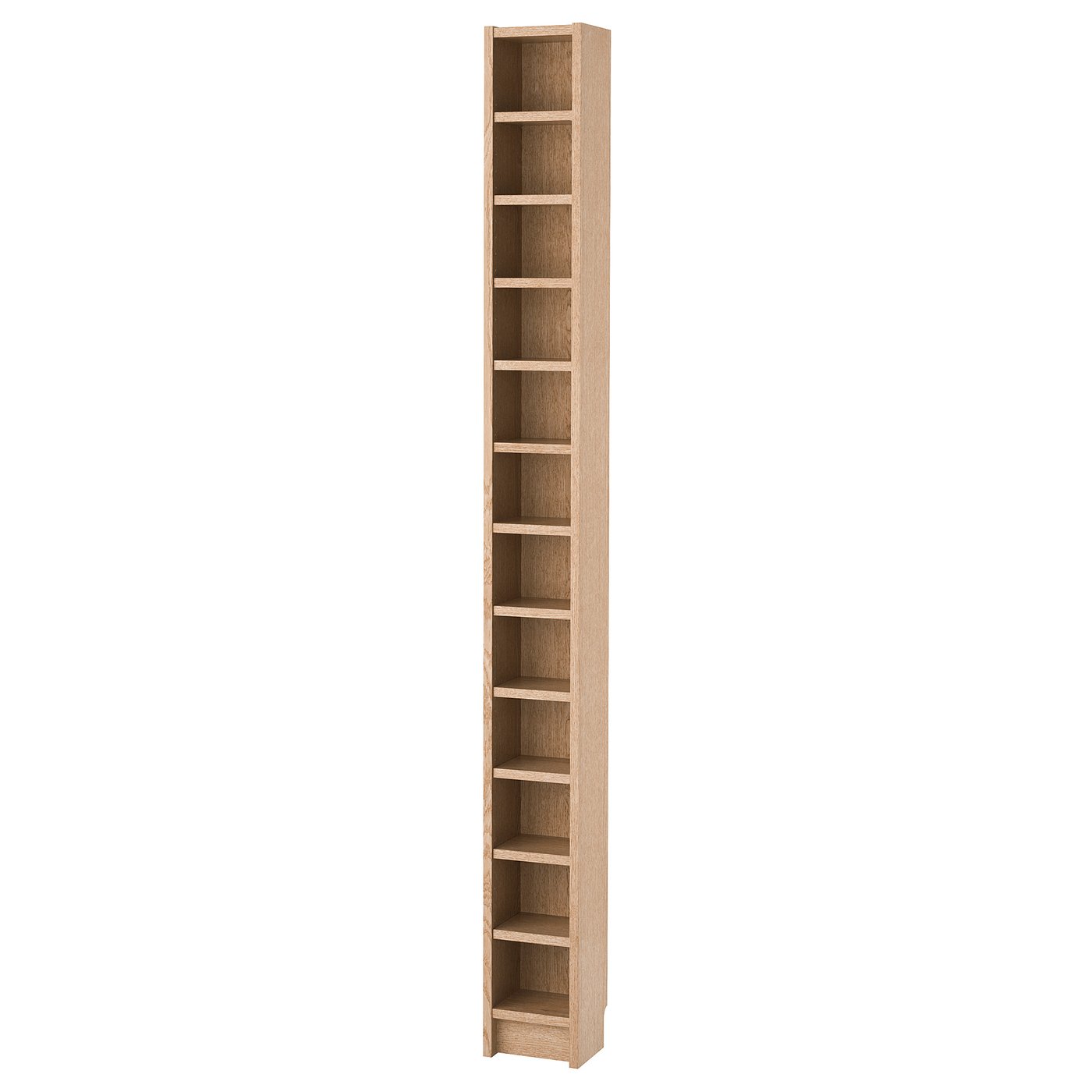 GNEDBY Bibliothèque, plaqué chêne, 202 cm - IKEA