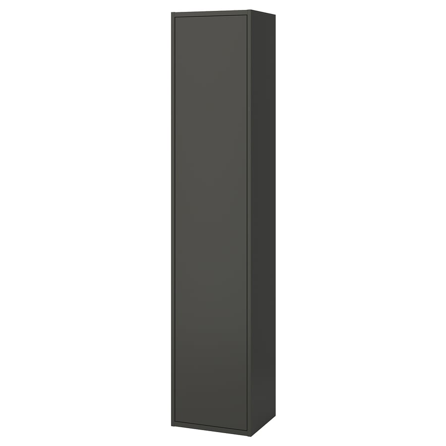 HAVBÄCK colonne avec porte, gris foncé, 40x35x195 cm - IKEA