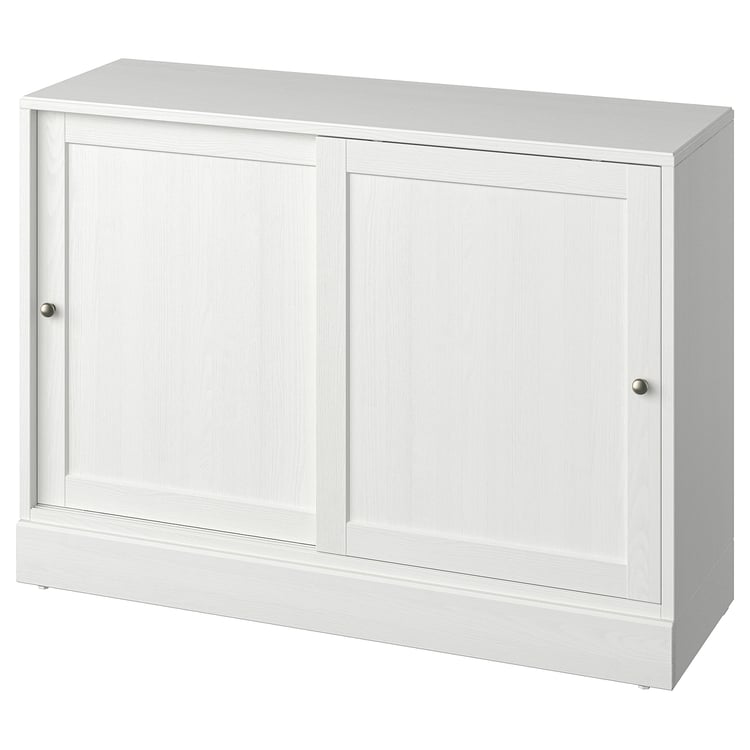 HAVSTA meuble bas, blanc, 121x47x89 cm - IKEA