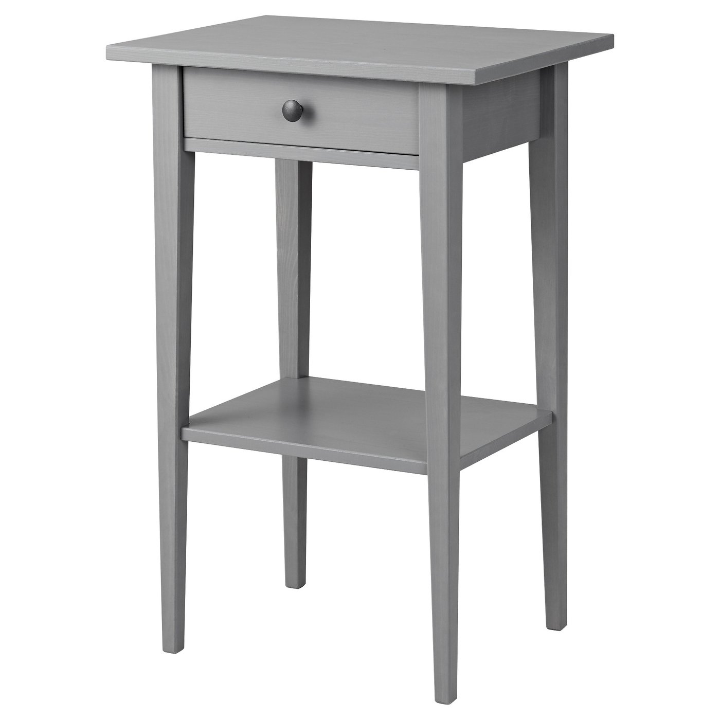 HEMNES Table de chevet, gris teinté, 46x35 cm - IKEA