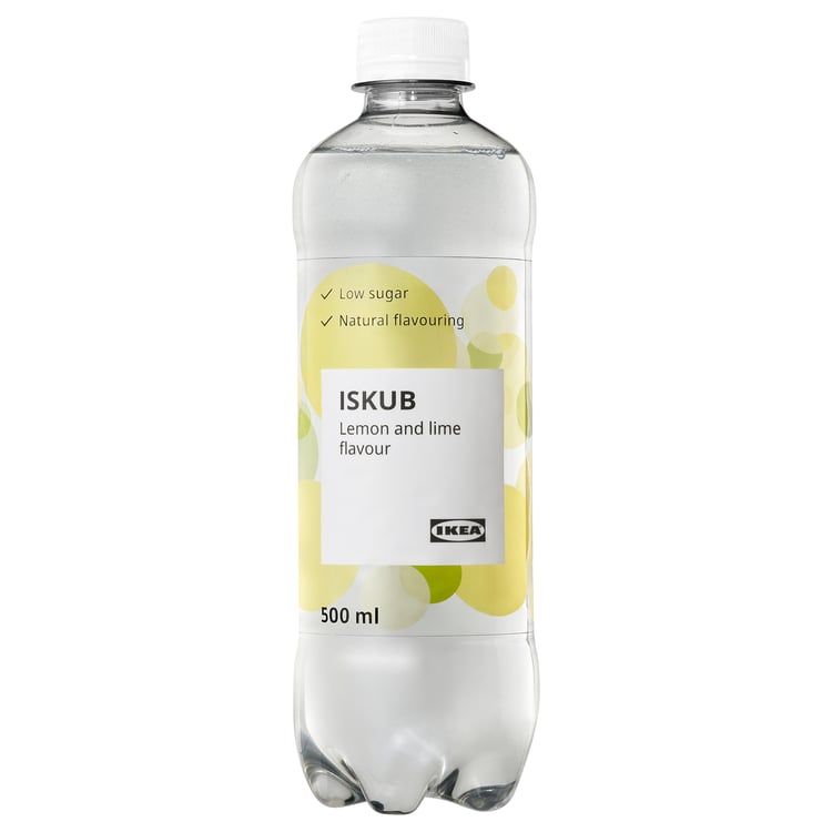ISKUB boisson gazeuse, goût citron/citron vert/avec sucre et ...