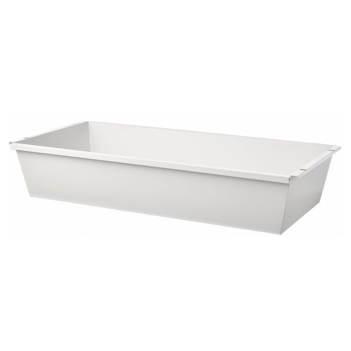 JOSTEIN récipient, blanc/intérieur/extérieur, 80x40x15 cm - IKEA