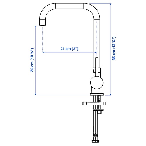 JUTTERN mitigeur cuisine, rabattable, chromé - IKEA