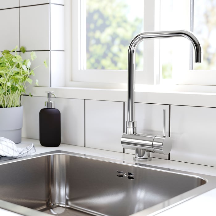 JUTTERN mitigeur cuisine, rabattable, chromé - IKEA