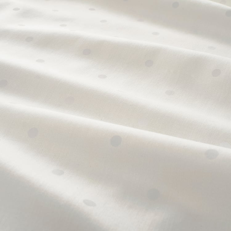 Lenast Jupe De Lit à Pois Blanc 60x120 Cm Ikea